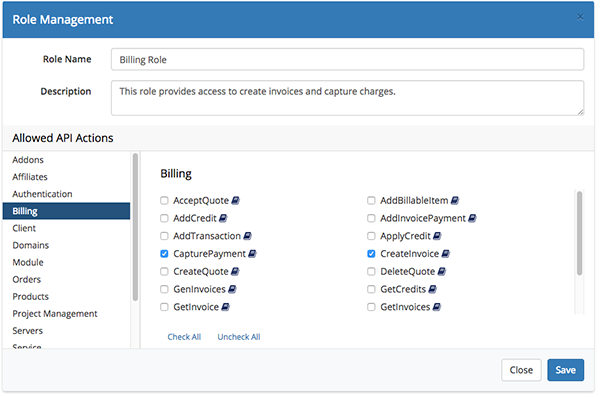 Feature Spotlight: API Roles & Permissions | WHMCS Blog Feature Spotlight: API Roles & Permissions | WHMCS Blog